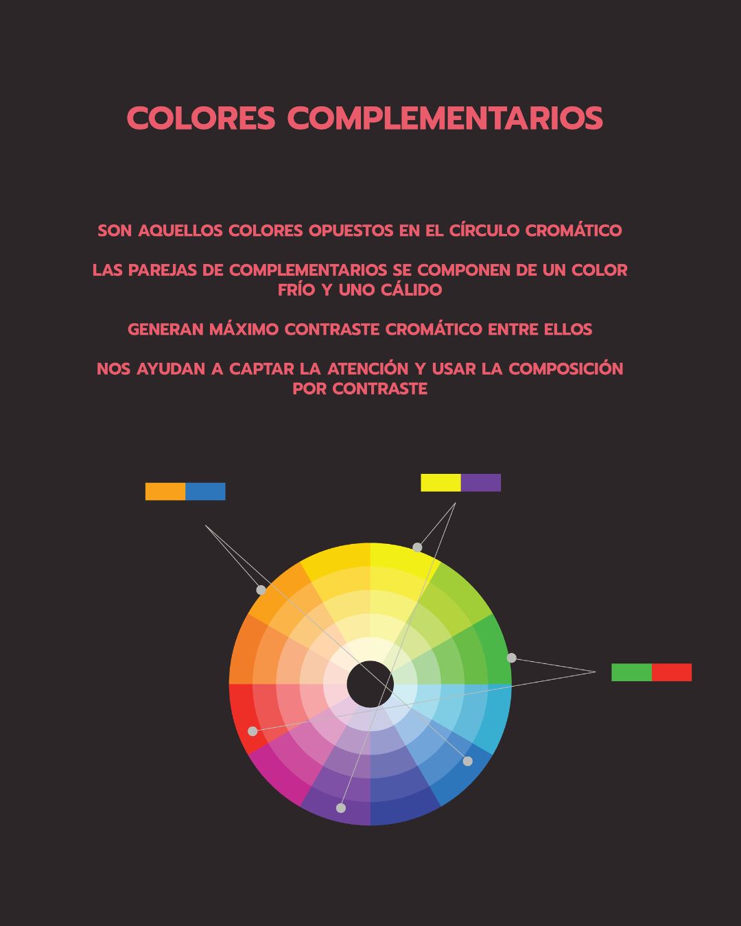 Teoría del color: Colores complementarios ~ Foehn